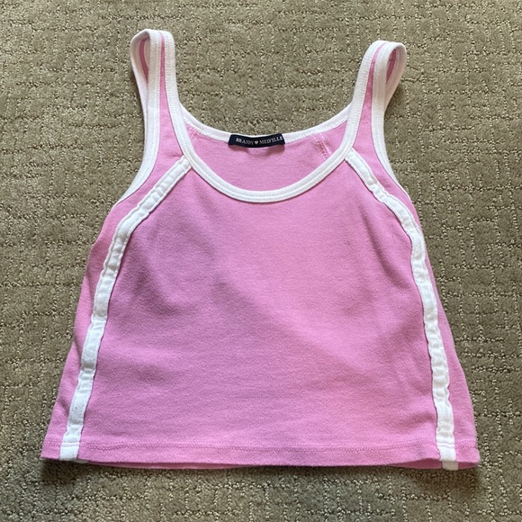 Brandy Melville | Tops | Pink Brandy Melville Tank | Poshmark